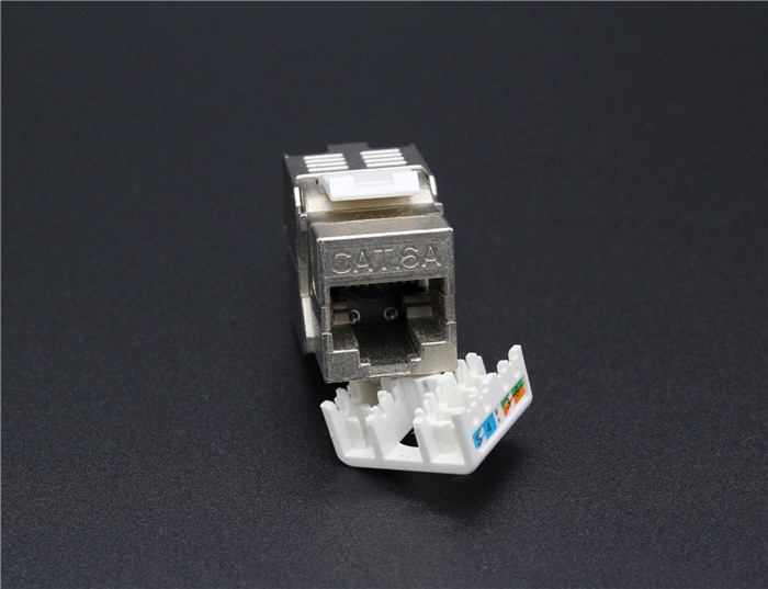 FTP 10Gbit Cat6A Shielded Tooless Keystone Jack FTP 10Gbit Cat6A Shielded Tooless Keystone Jack